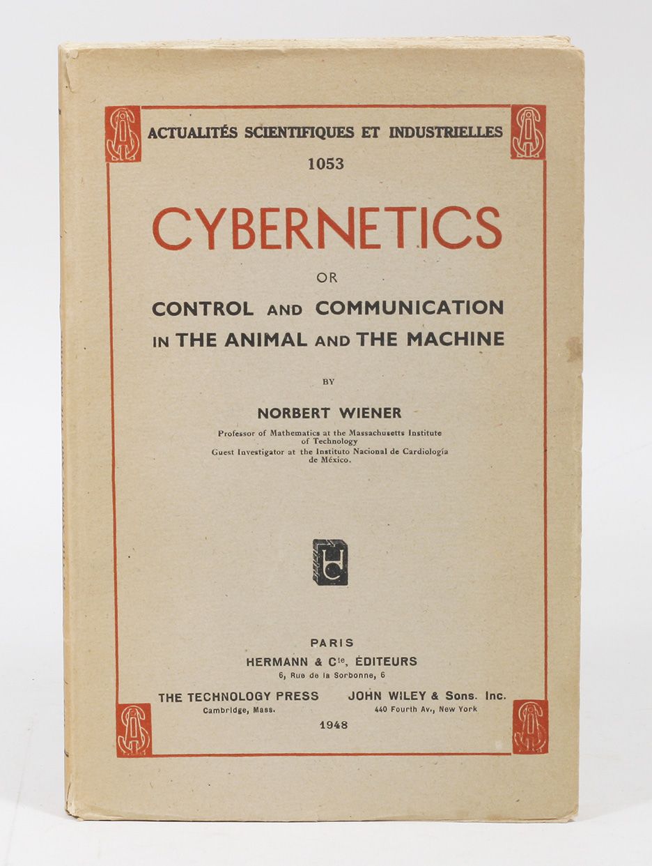 Cybernetics | NORBERT WIENER | First edition